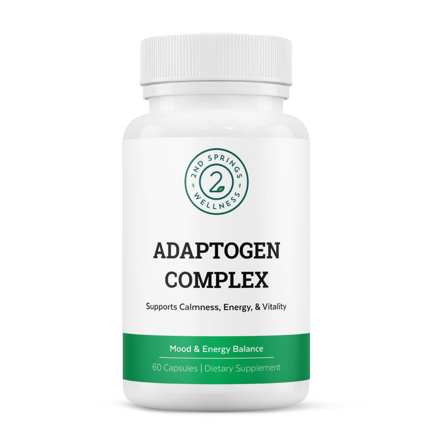 Adaptogen Complex by 2nd Springs - Natural Stress Relief & Vitality ...